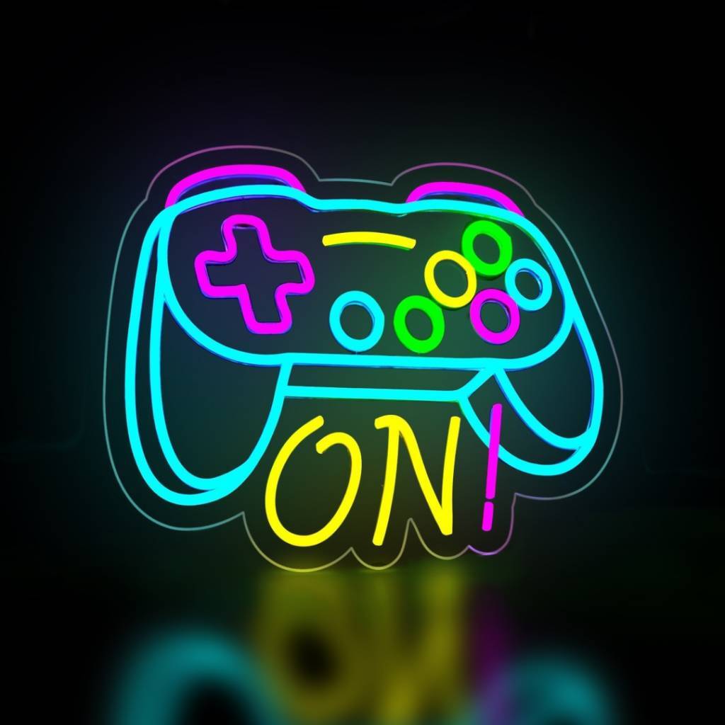 Macroelectric :: Electricidad e iluminación - Cartel Neón Gamer ...